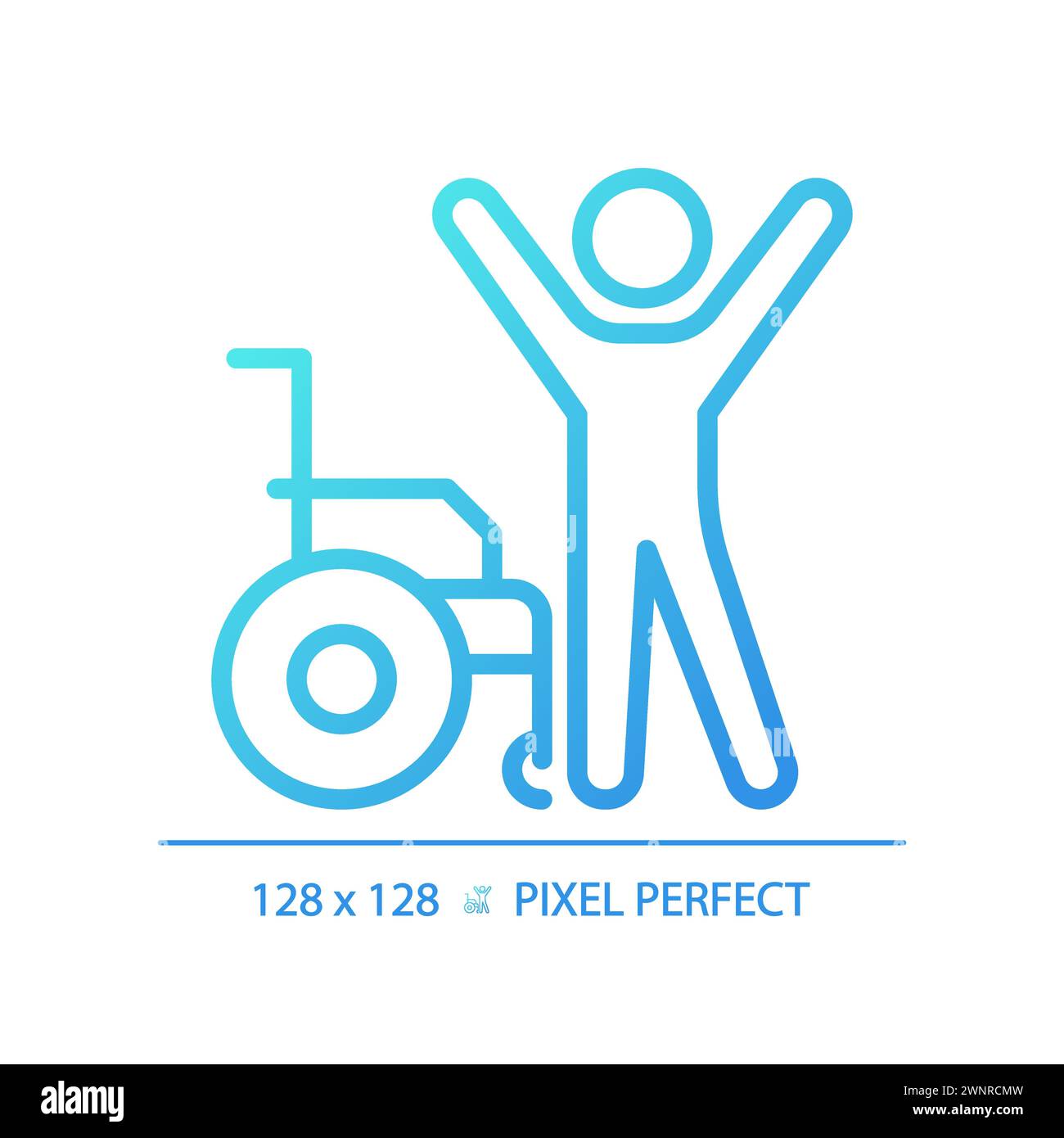 Patient recovery gradient linear vector icon Stock Vector Image & Art ...