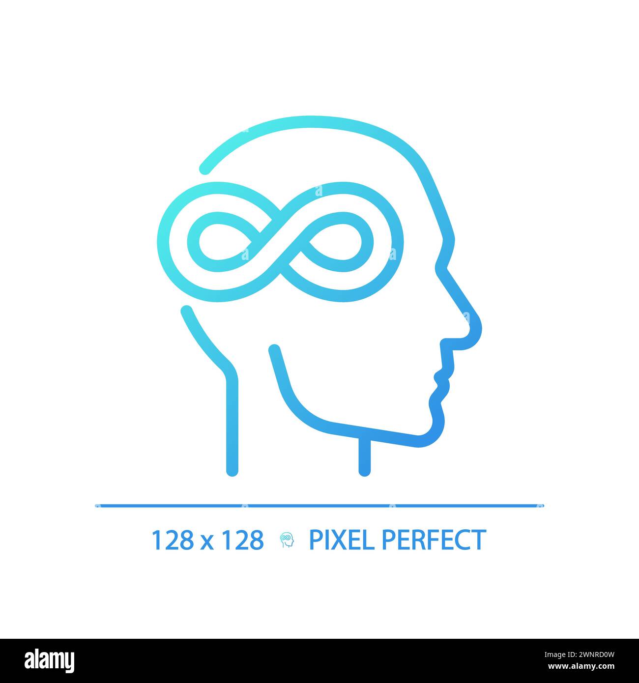 Autism awareness gradient linear vector icon Stock Vector Image & Art ...