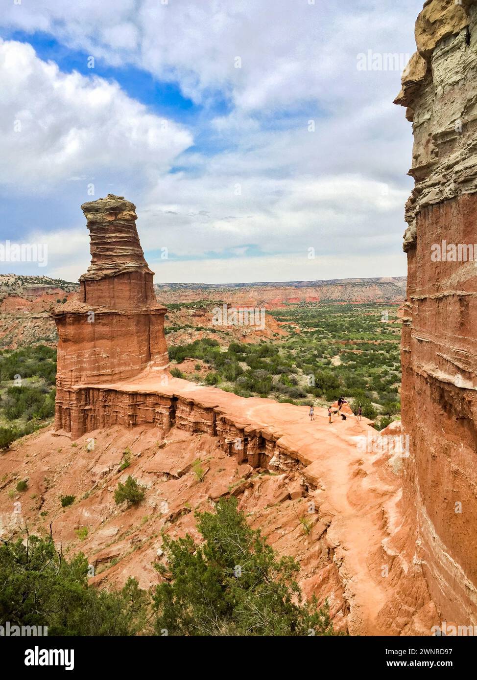 Palo Duro Lighthouse at Palo Duro Canyon State Park, located in the ...