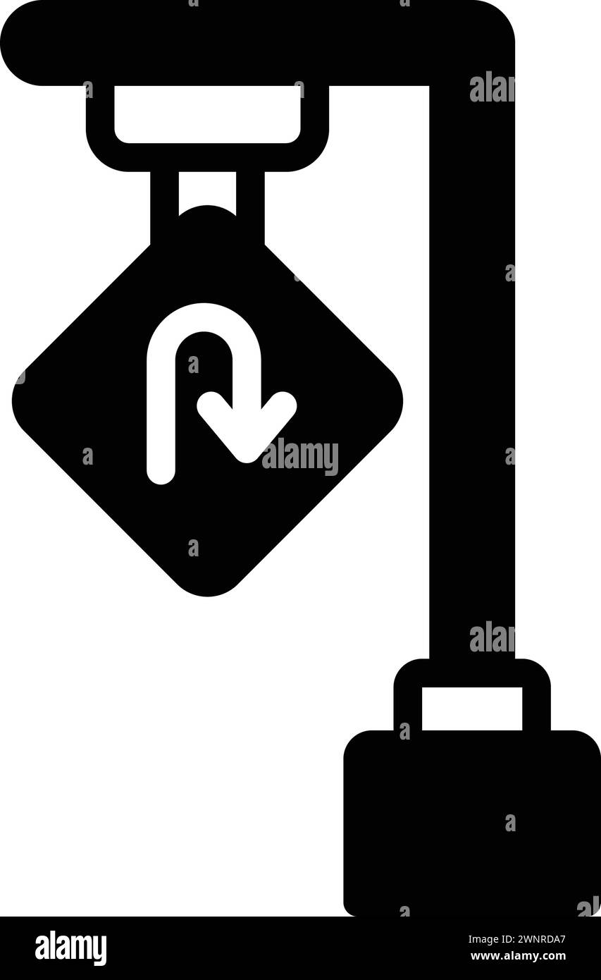 U bend sign Black and White Stock Photos & Images - Alamy