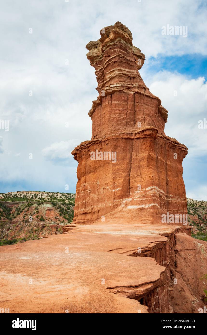 Palo Duro Lighthouse at Palo Duro Canyon State Park, located in the ...