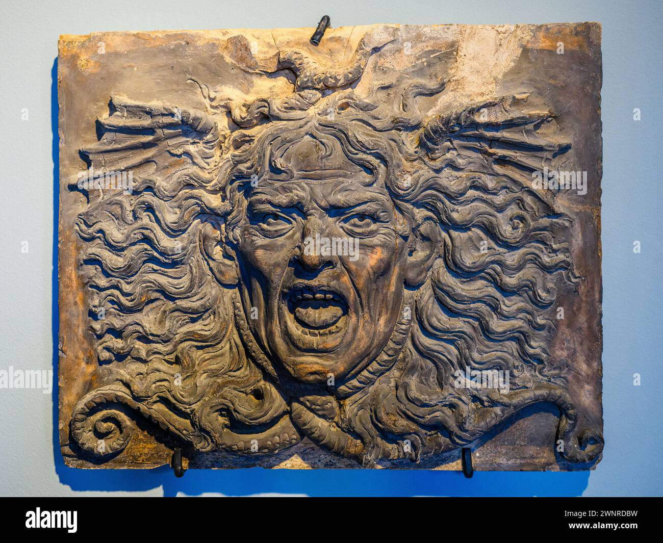 Triton and sea monster roman art hi-res stock photography and images ...