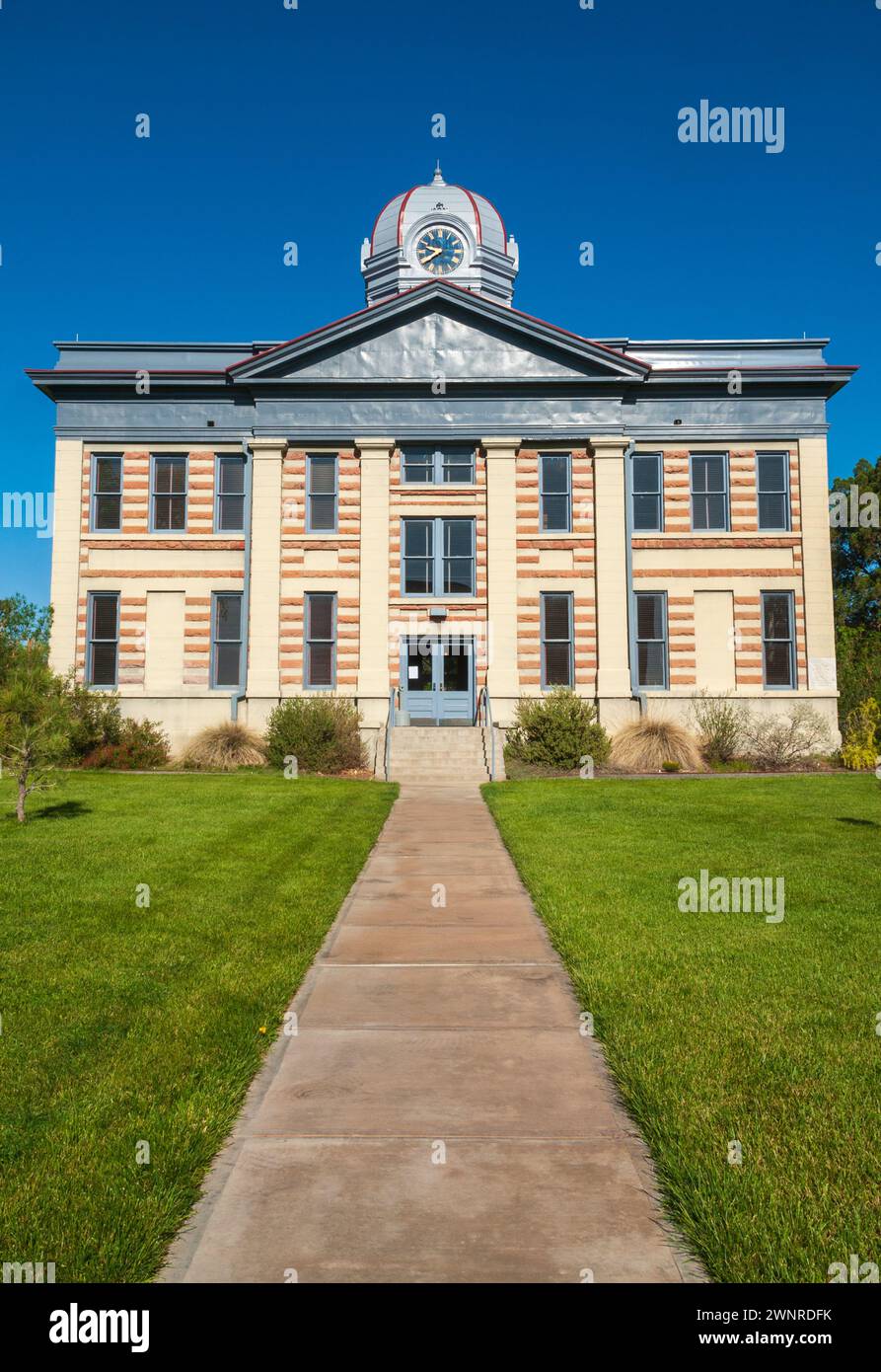 Jeff Davis County Courthouse in the town of Fort Davis, USA Stock Photo ...