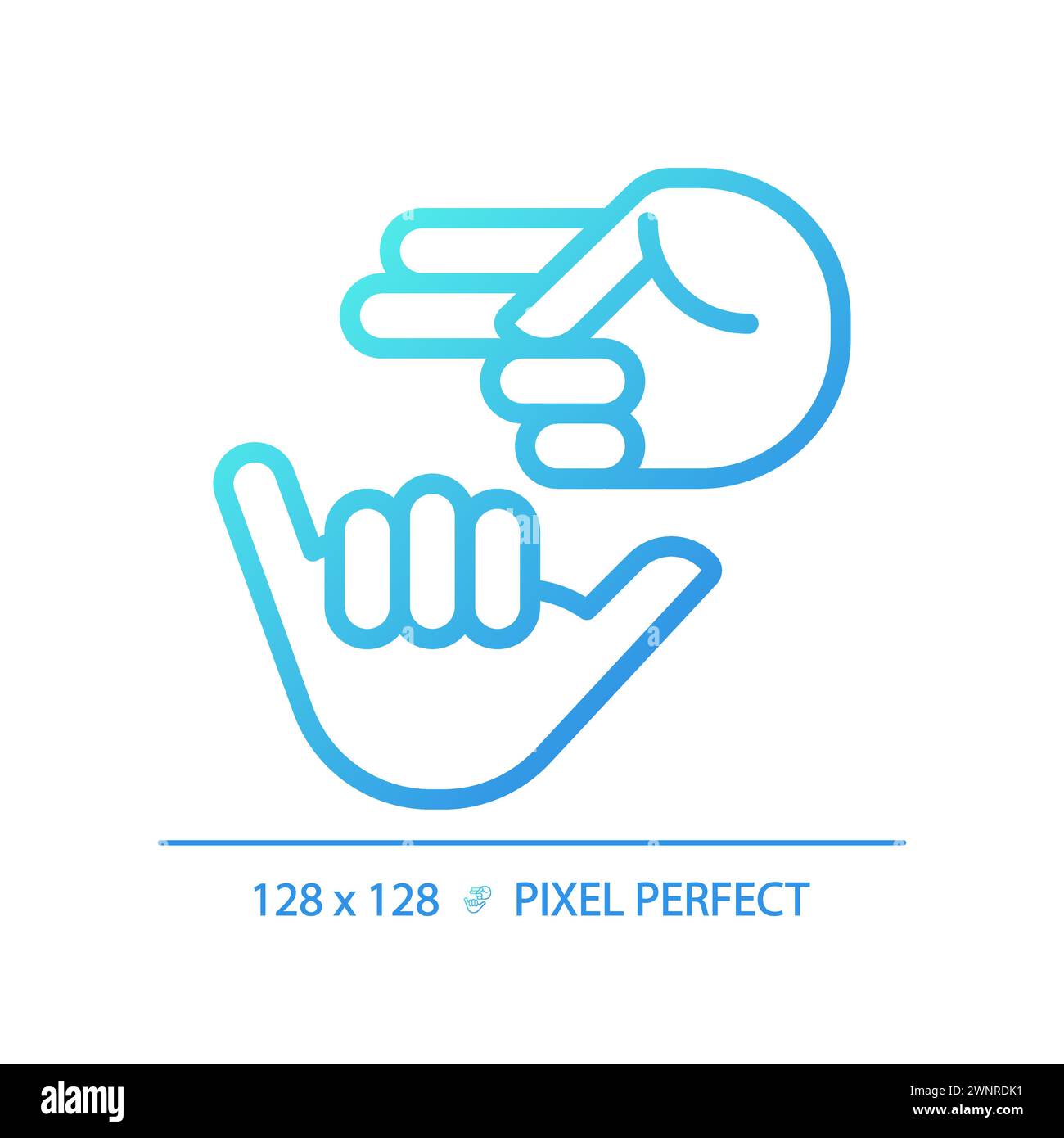 Deaf sign language gradient linear vector icon Stock Vector Image & Art ... Deaf sign language gradient linear vector icon Stock Vector Image & Art ...