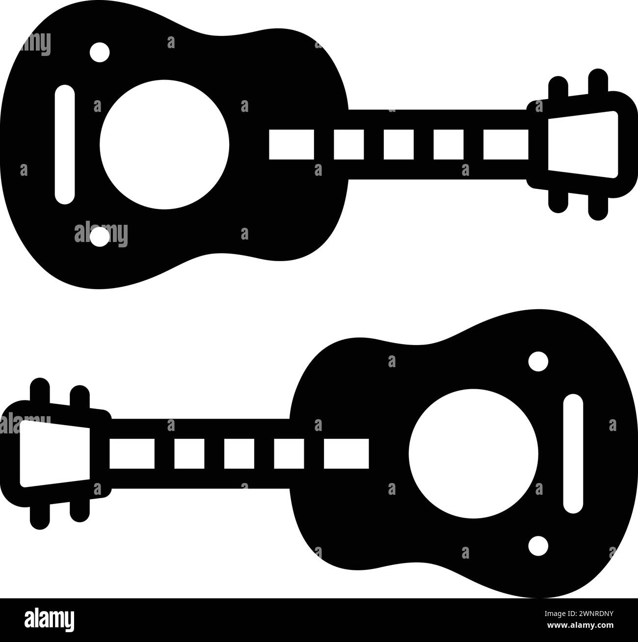 Ukulele band Black and White Stock Photos & Images - Alamy