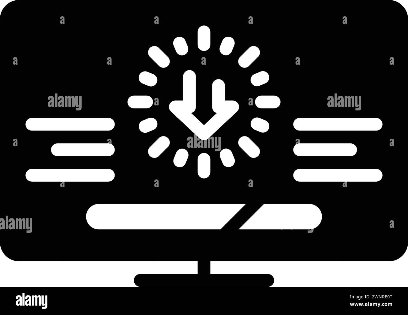 Icon for installing,update Stock Vector Image & Art - Alamy