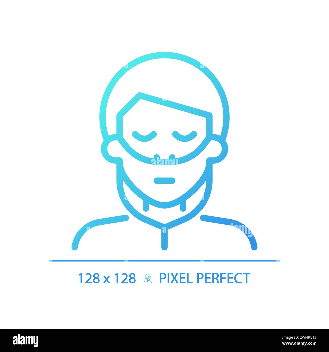 Nasal cannula gradient linear vector icon Stock Vector Image & Art - Alamy