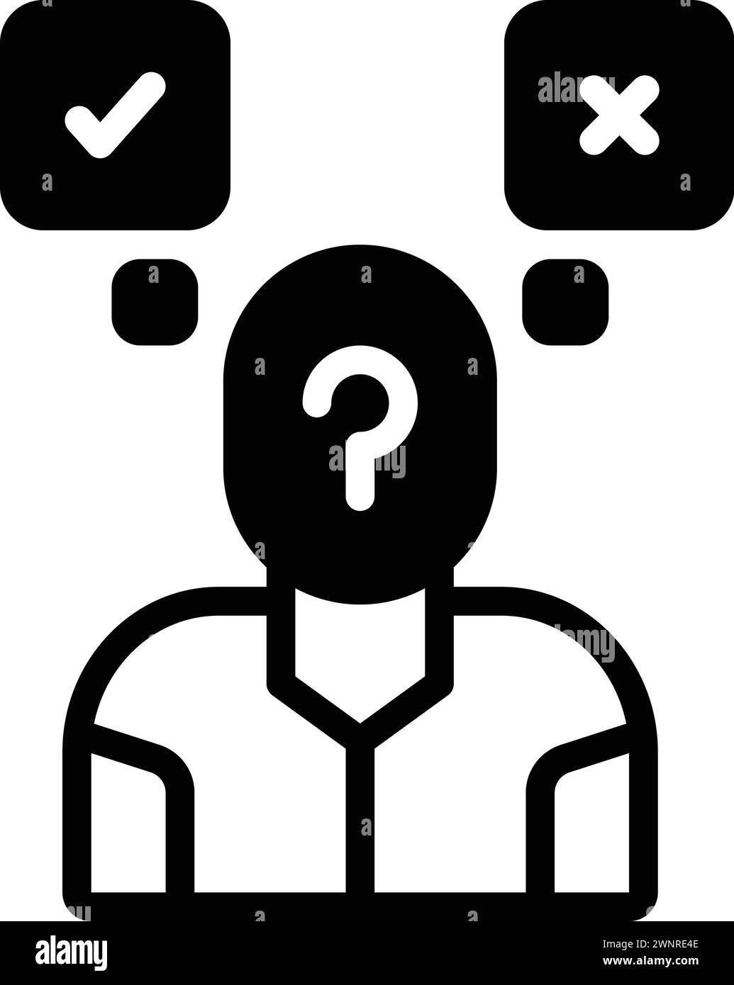 Because decided it Stock Vector Images - Alamy