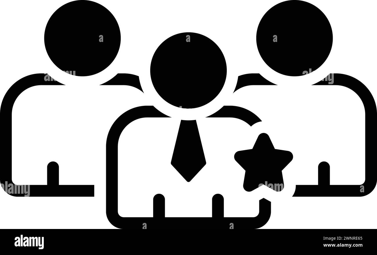 Icon for employer,head Stock Vector Image & Art - Alamy