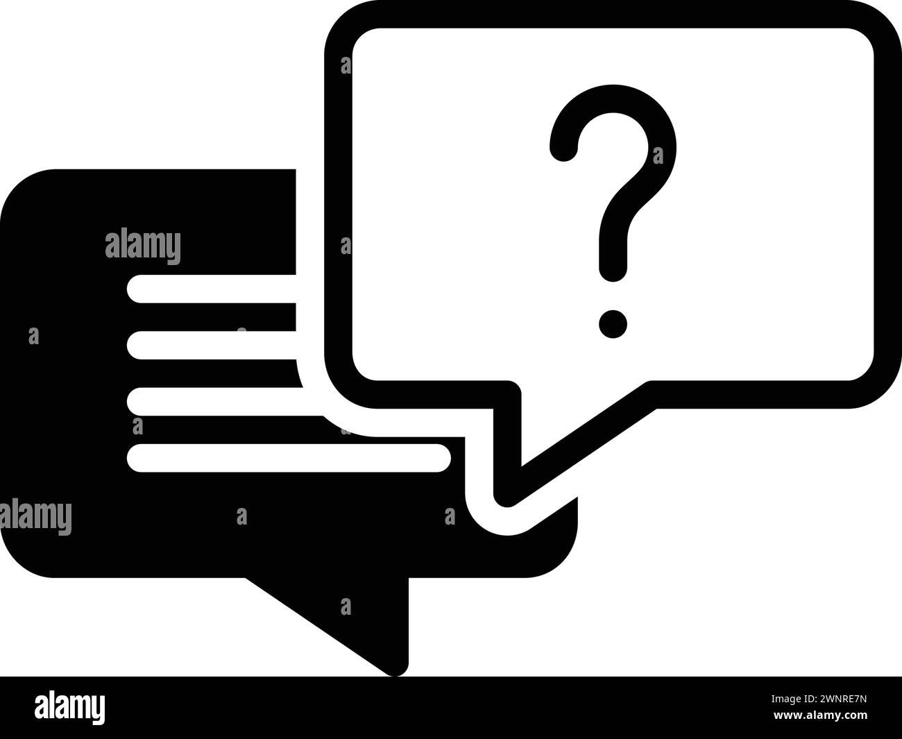 Icon for faqs,question mark Stock Vector Image & Art - Alamy