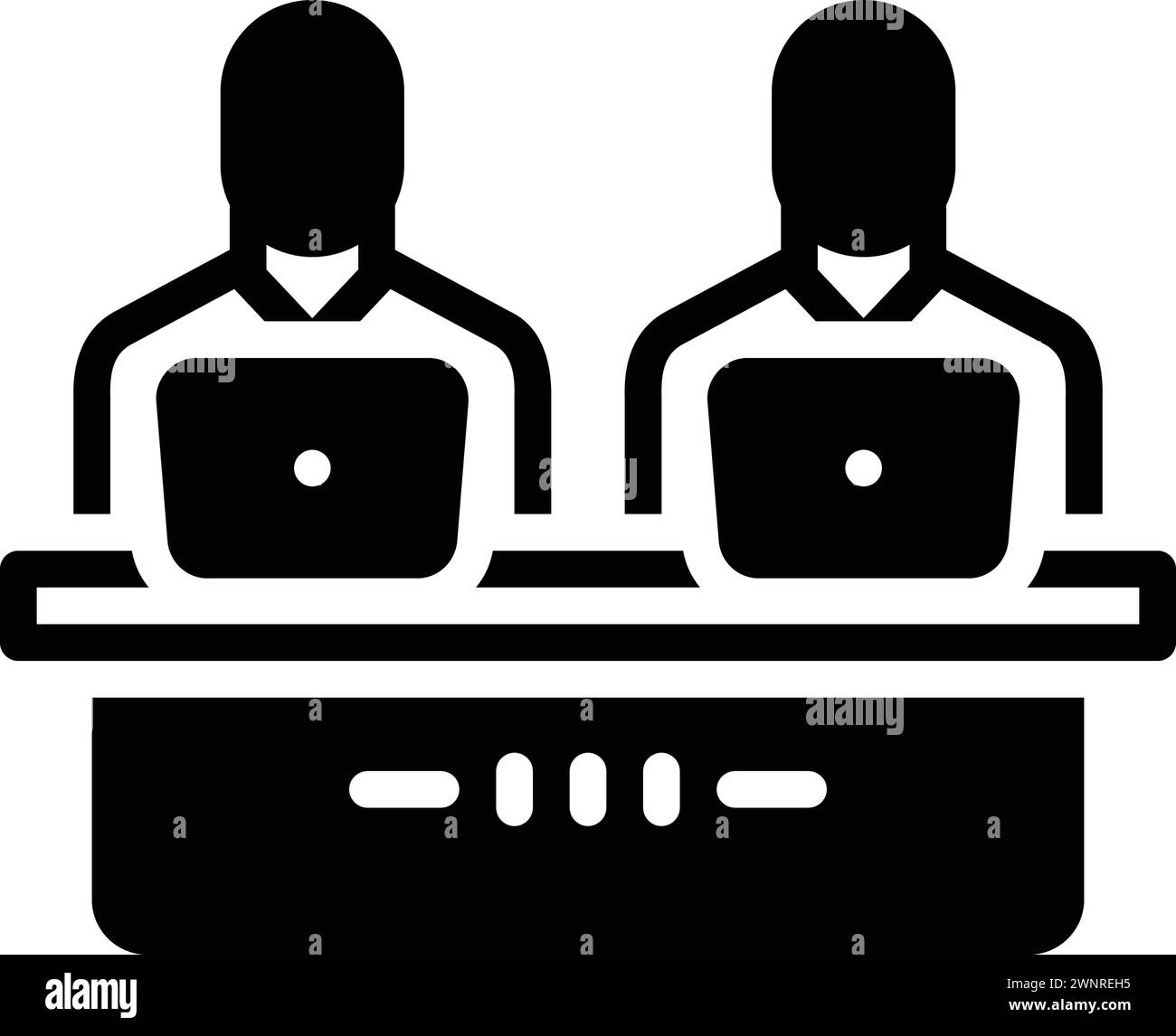 Staff employees Stock Vector Images - Alamy