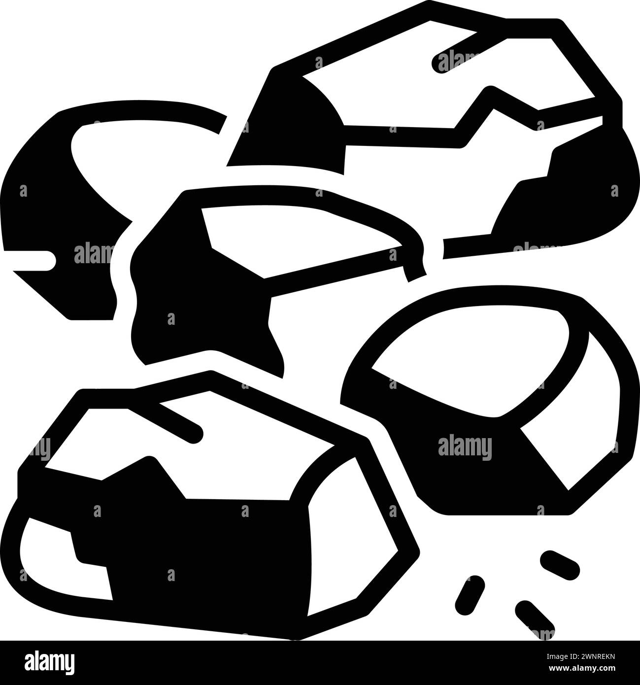 Rock minerals Stock Vector Images - Alamy