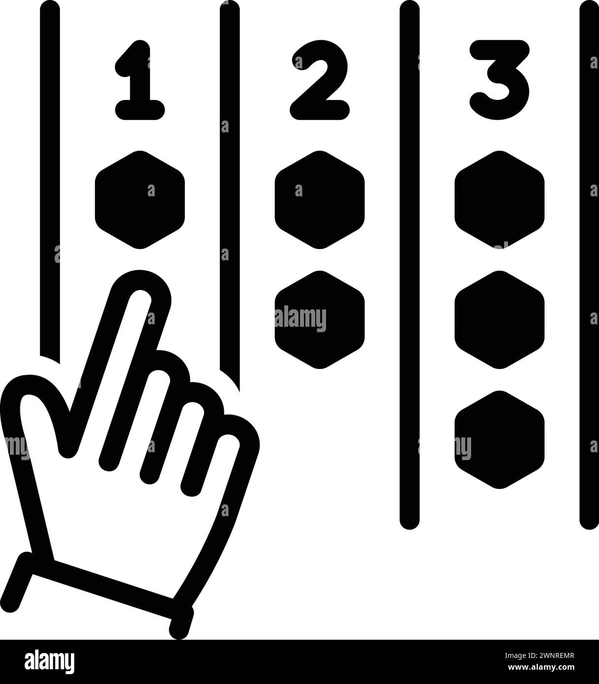 Number counting up Black and White Stock Photos & Images - Alamy