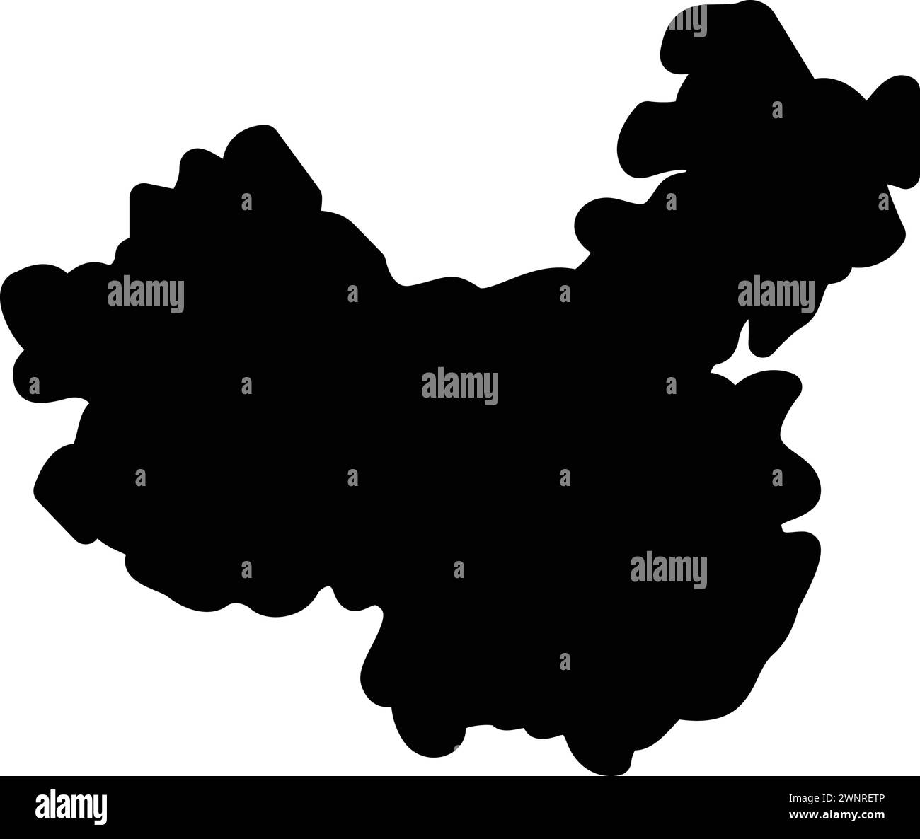 Icon for mainland; hull shape Stock Vector Image & Art - Alamy