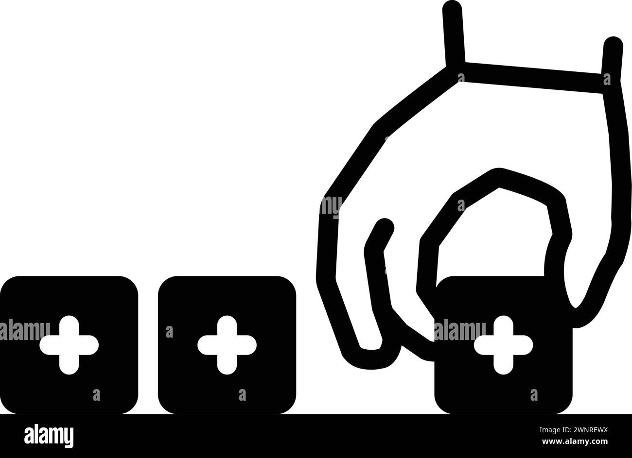 Adding sign Stock Vector Images - Alamy