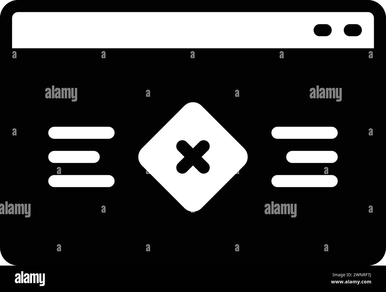 Icon for unavailable; not available Stock Vector Image & Art - Alamy
