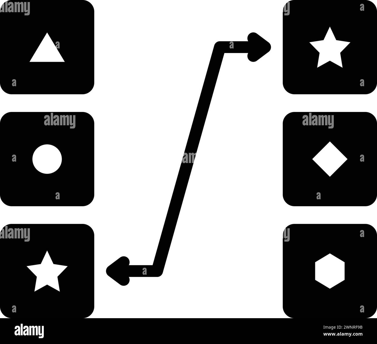 Icon for matching,match Stock Vector Image & Art - Alamy