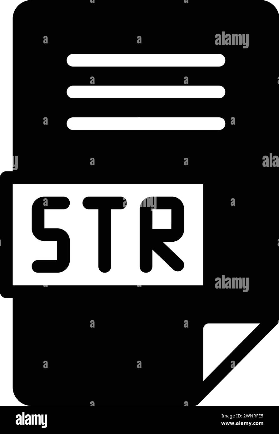 Icon for str; file Stock Vector Image & Art - Alamy