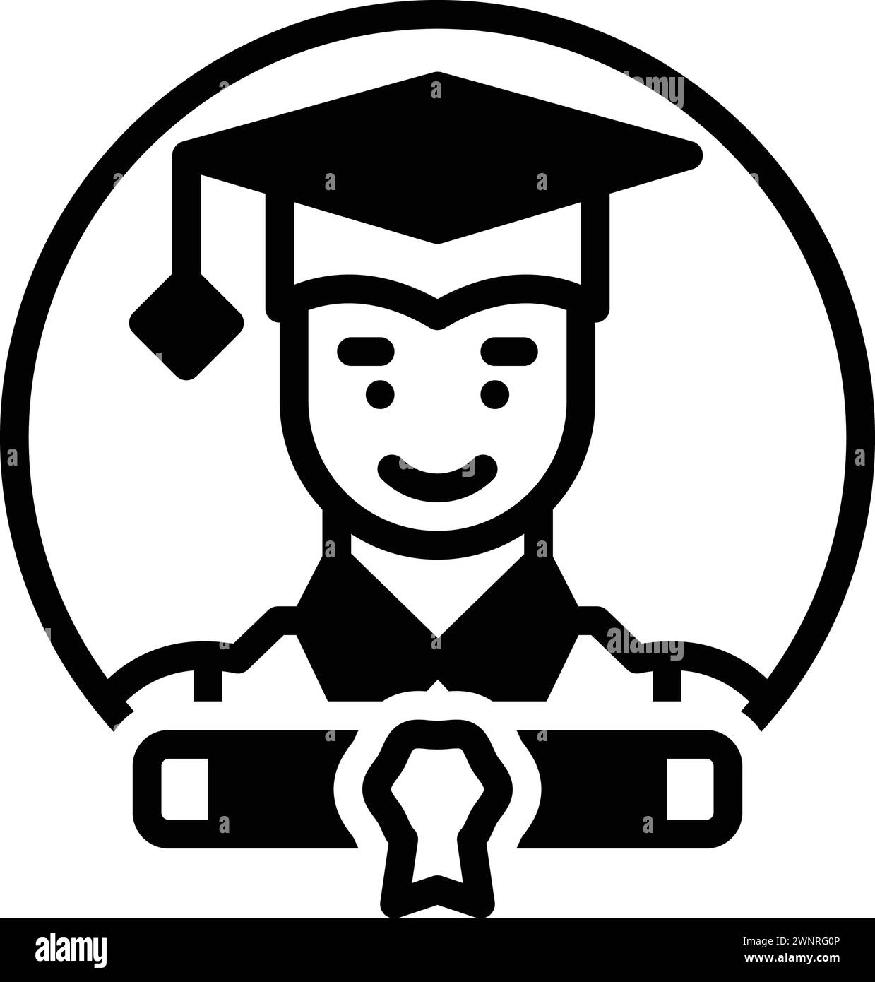 Icon for scholars; degree Stock Vector Image & Art - Alamy