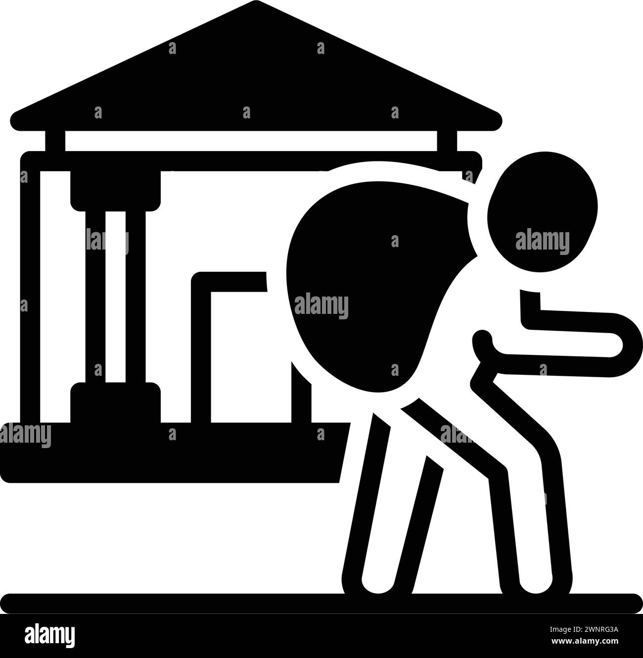 Icon for leaving; house Stock Vector Image & Art - Alamy