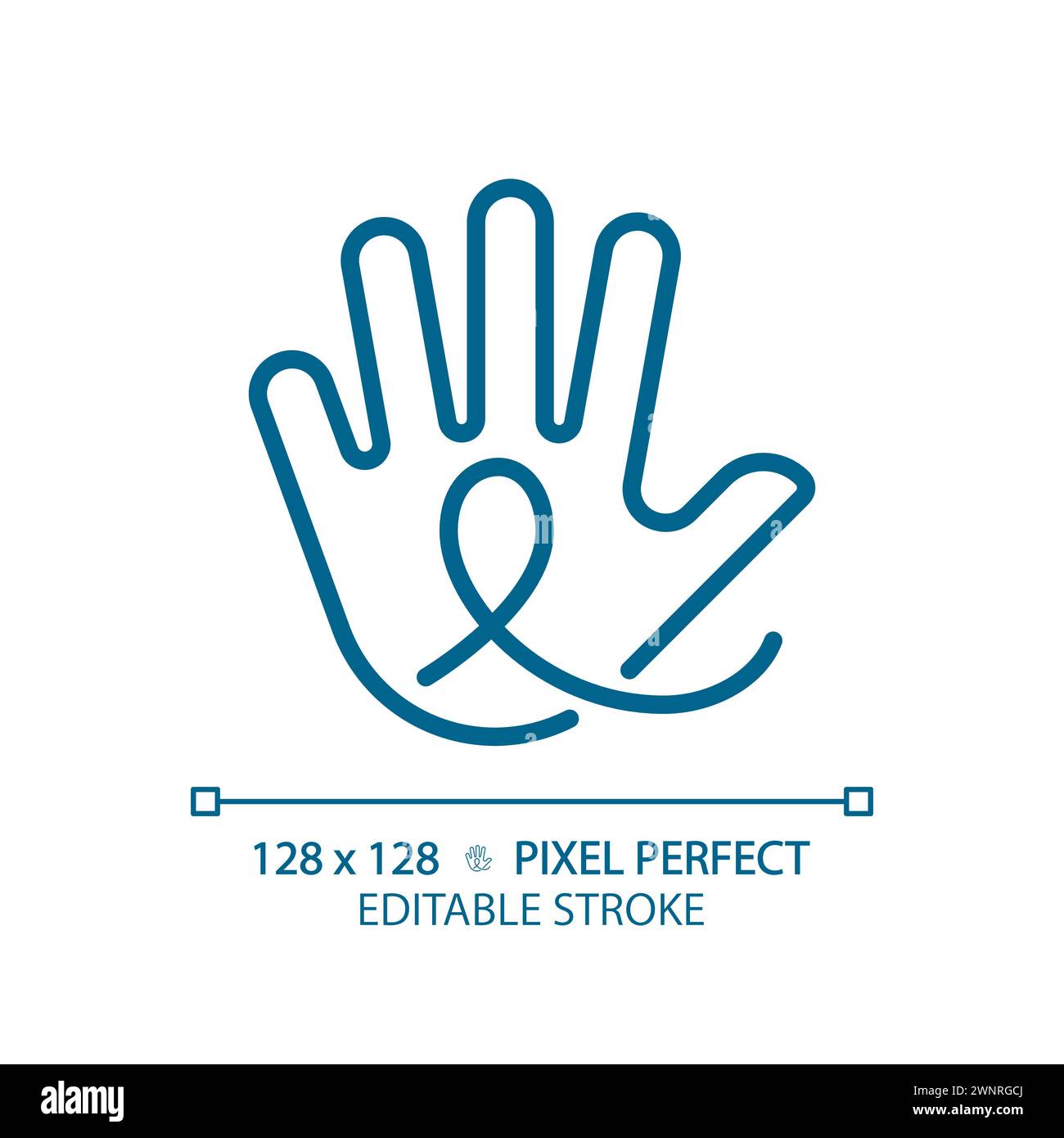 Down syndrome light blue icon Stock Vector Image & Art - Alamy