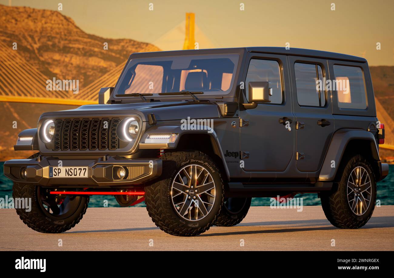 Jeep wrangler 4xe 2024 hi-res stock photography and images - Alamy