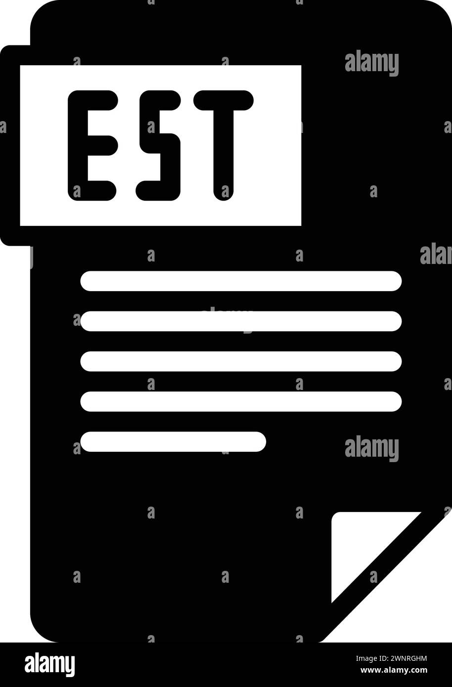 Est logo Stock Vector Images - Alamy