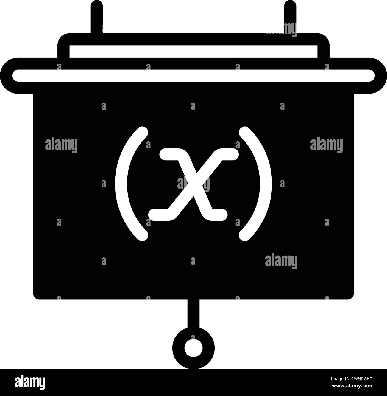 Icon For Variablemathematics Value Stock Vector Image And Art Alamy