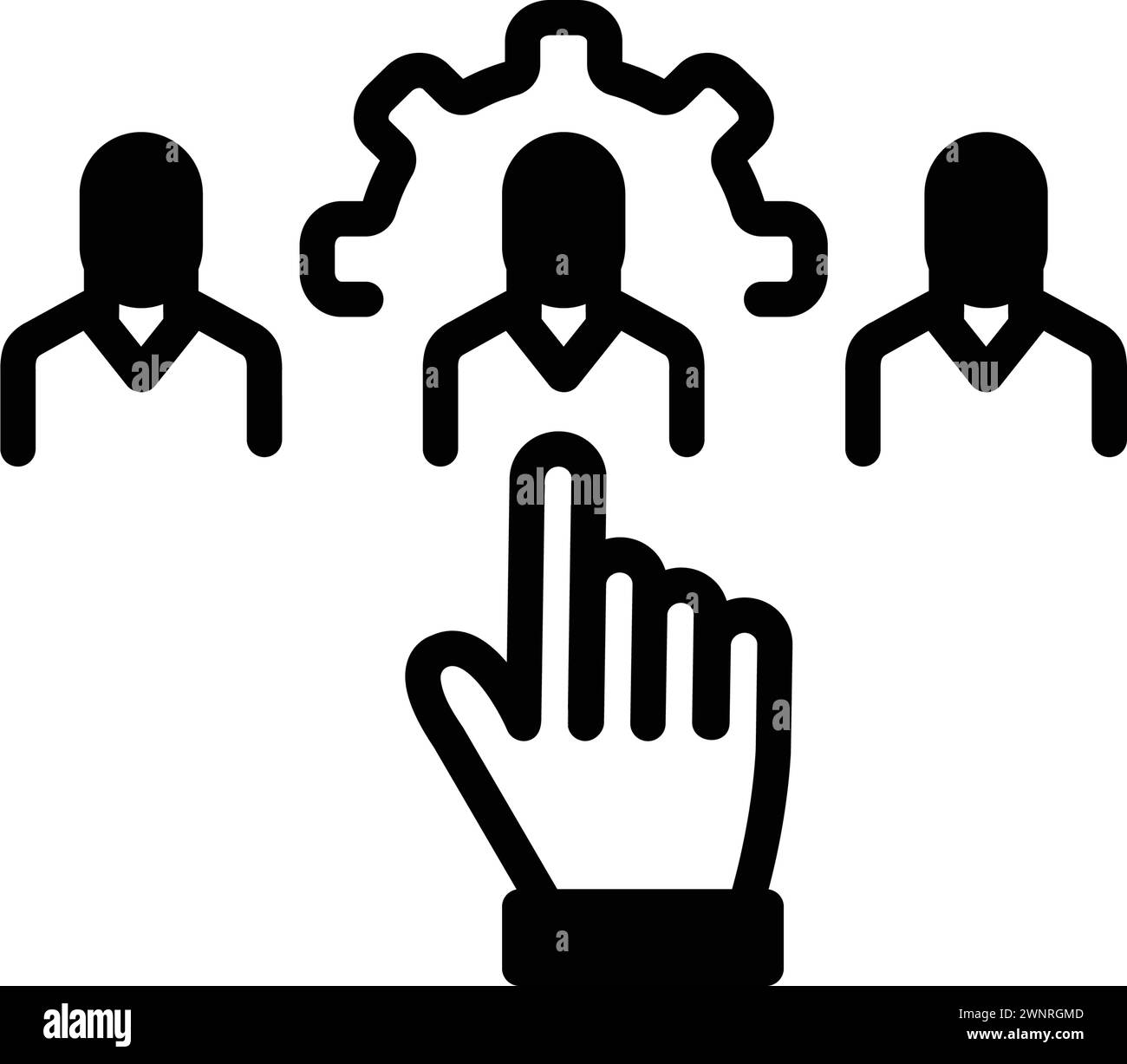 Icon for hr; solution Stock Vector Image & Art - Alamy