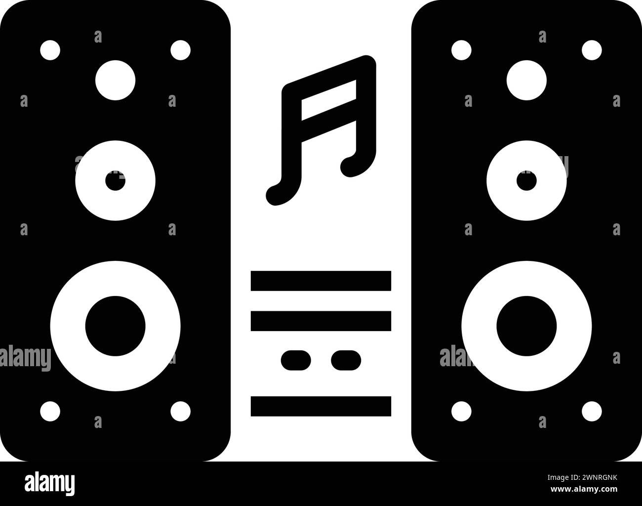 Hifi sound Stock Vector Images - Alamy
