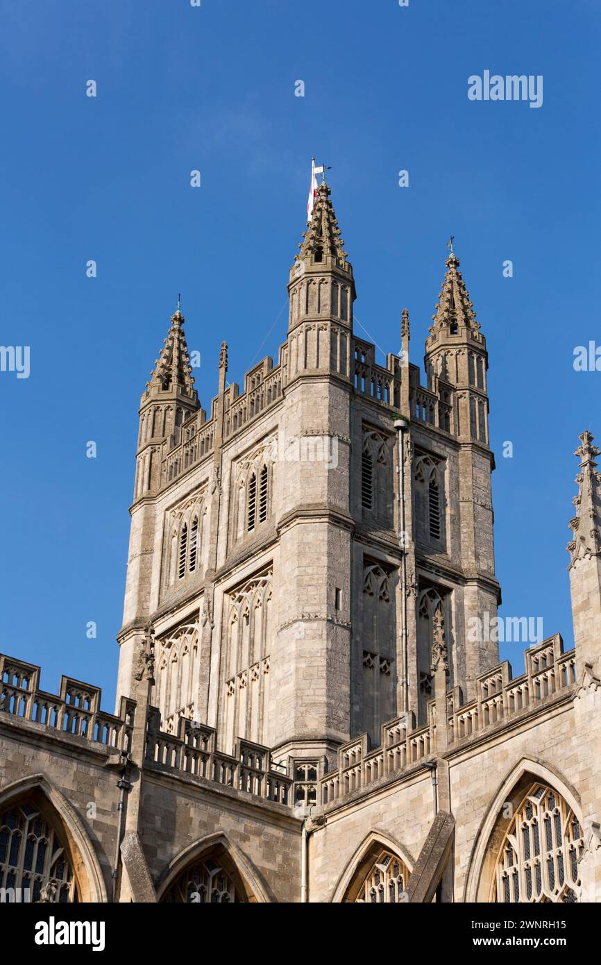 Sunlit cathedral tower hi-res stock photography and images - Alamy