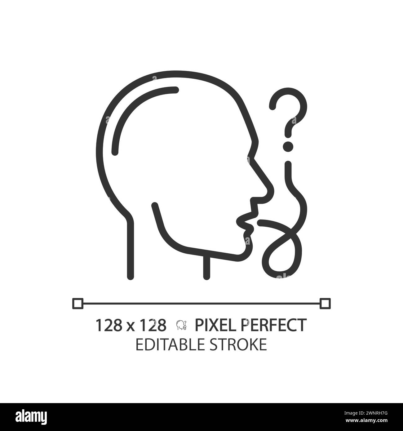Speech impairment linear icon Stock Vector Image & Art - Alamy Speech impairment linear icon Stock Vector Image & Art - Alamy