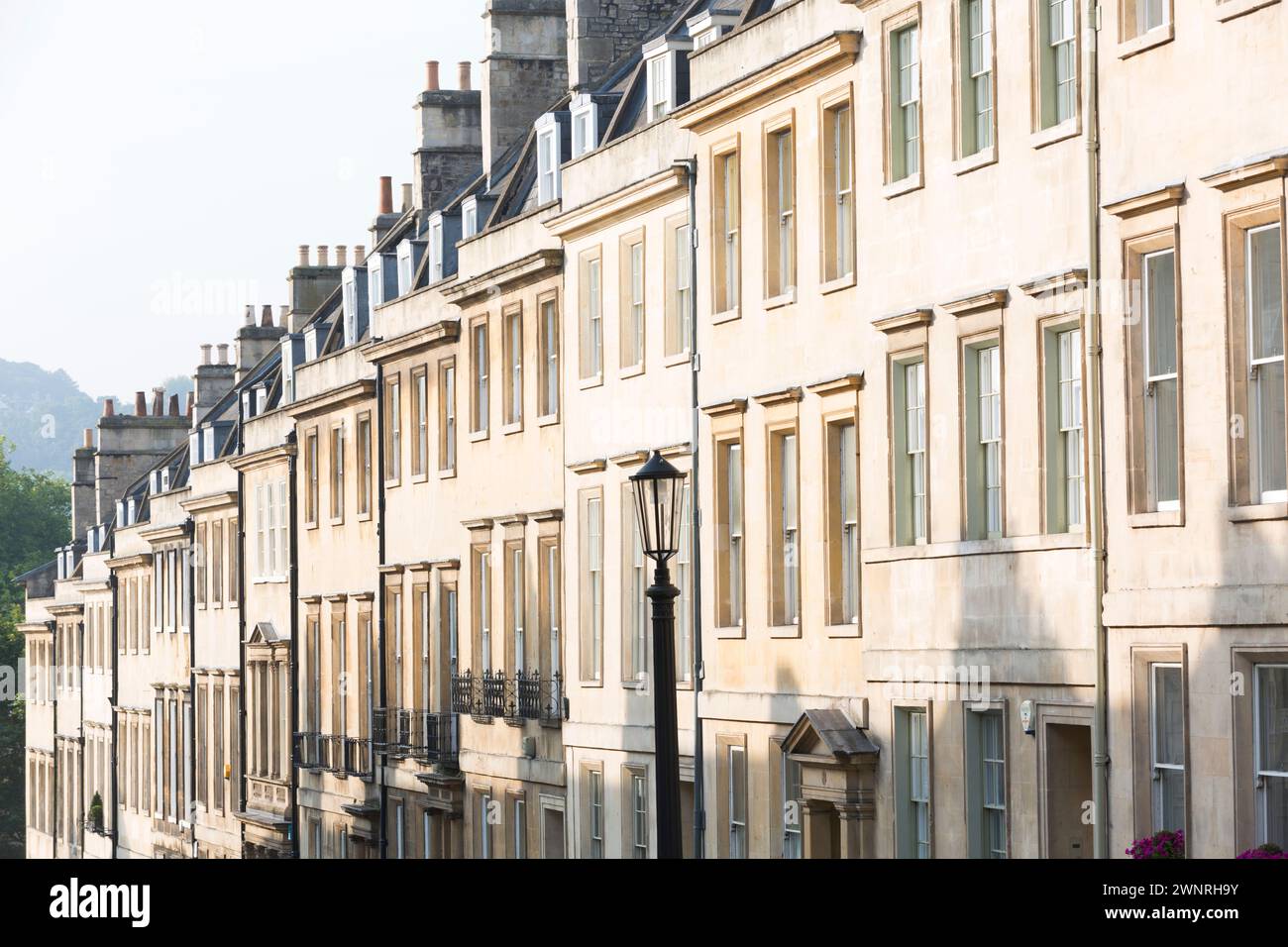 UK, Bath, Grand terraces down Gay Street Stock Photo - Alamy