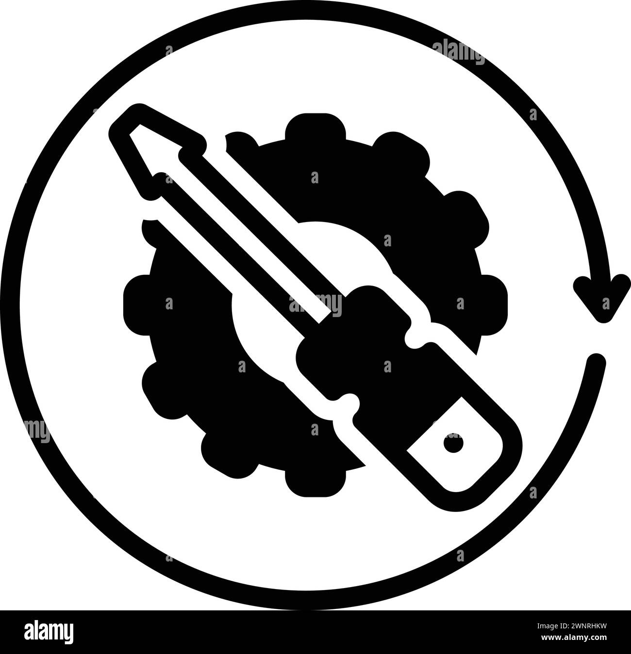 Clockwise vectors hi-res stock photography and images - Alamy