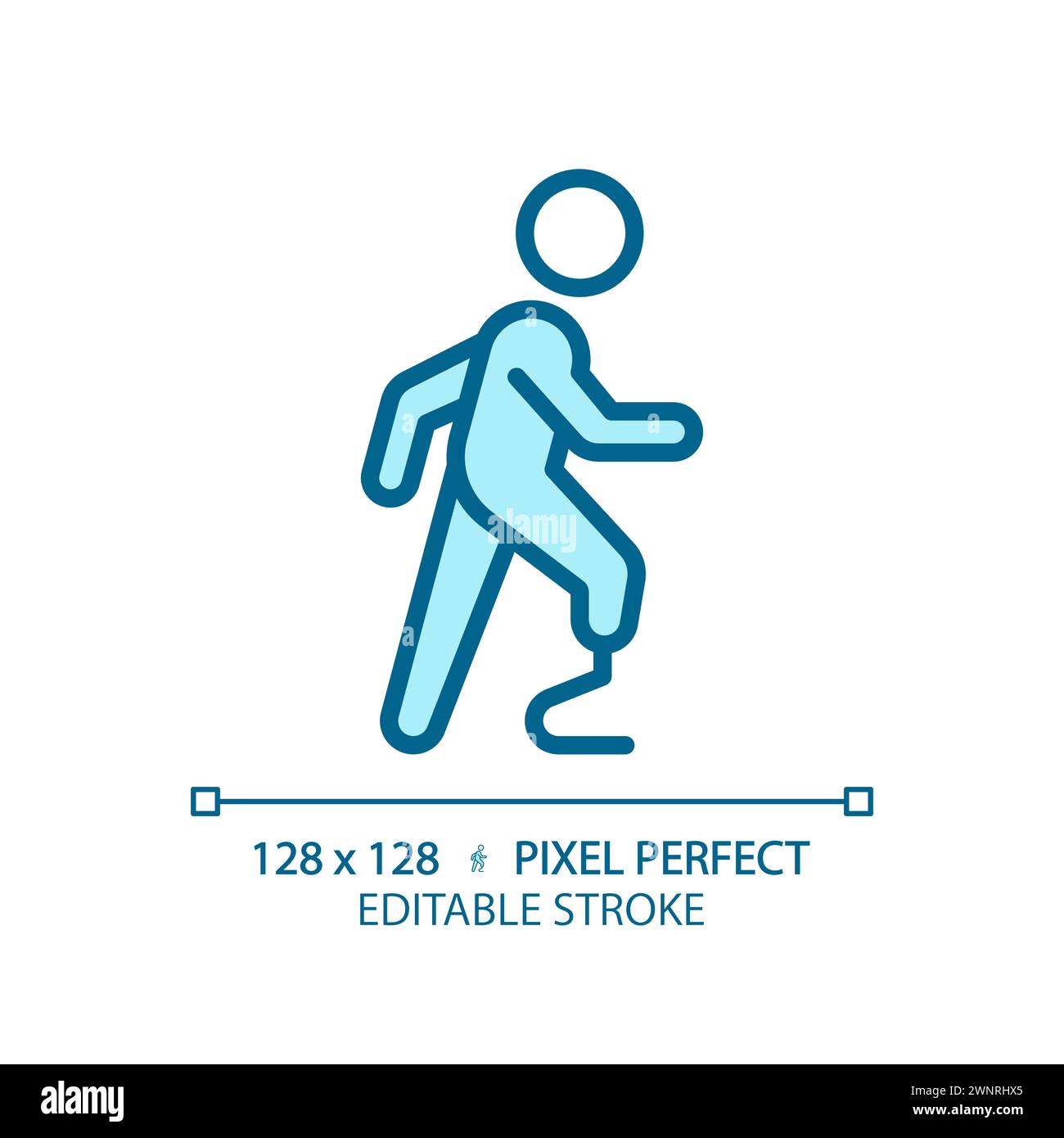 Running blade prosthetic Stock Vector Images - Alamy