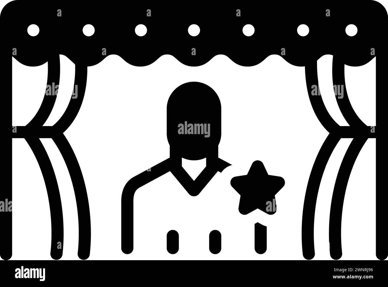 Icon for starring,stage Stock Vector Image & Art - Alamy