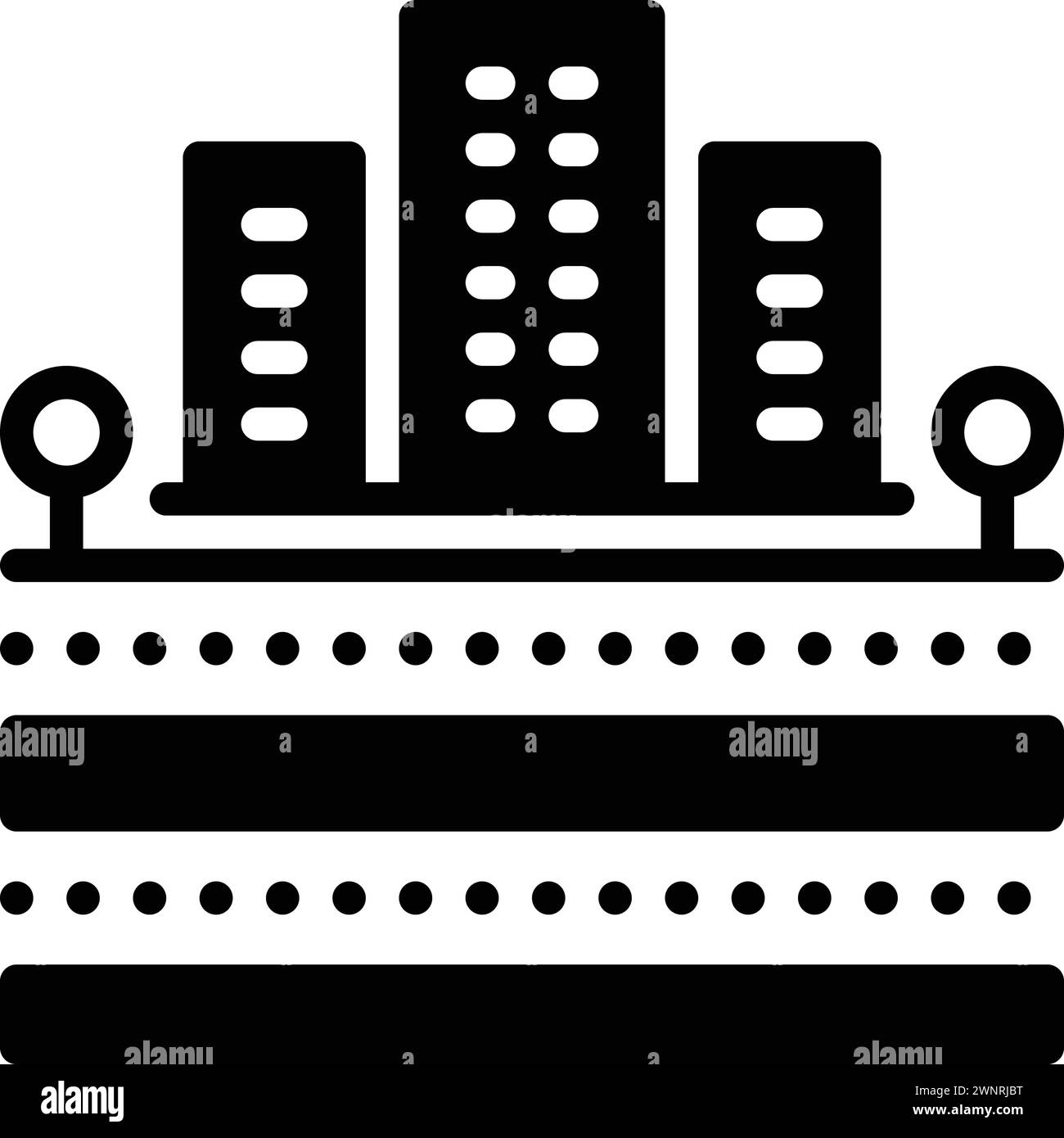 Urban thoroughfare Stock Vector Images - Alamy