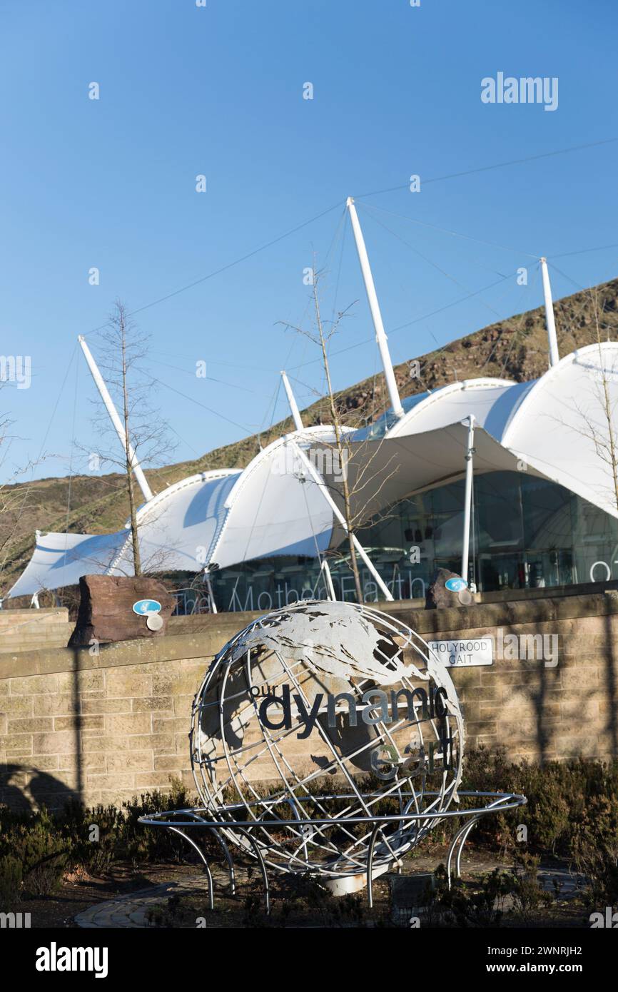 UK, Scotland, Edinburgh, Holyrood Palace, Dynamic Earth museum Stock ...