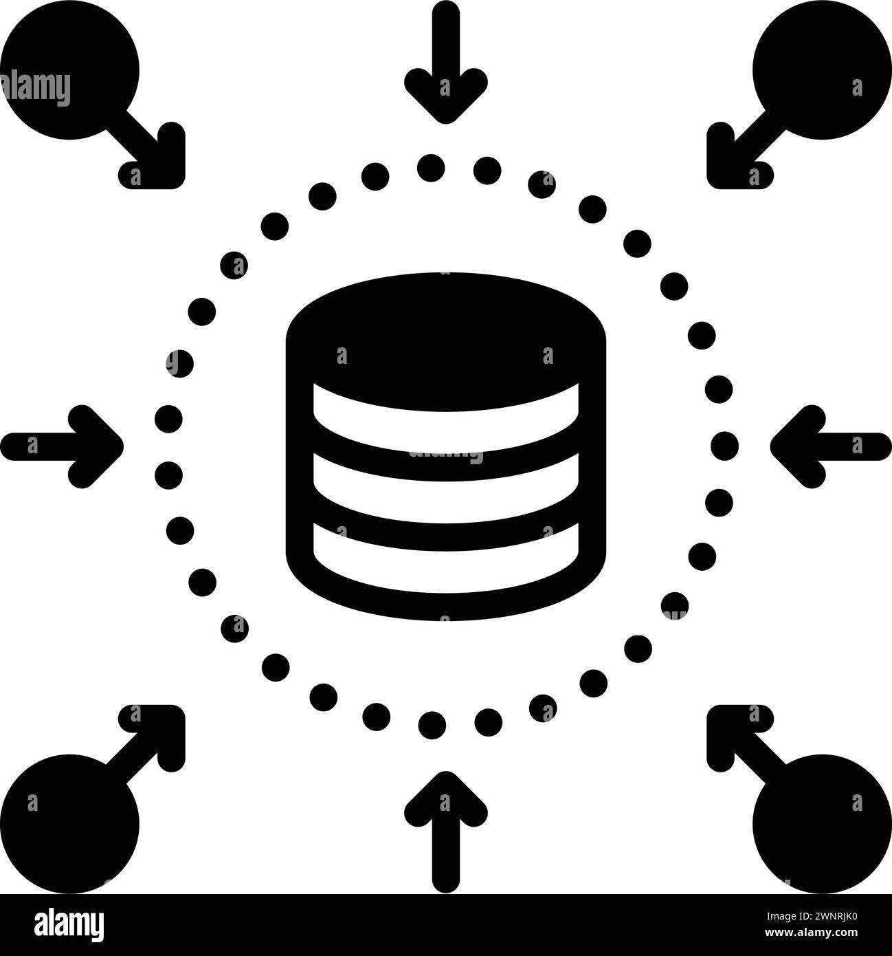Icon for aggregate,entire Stock Vector Image & Art - Alamy