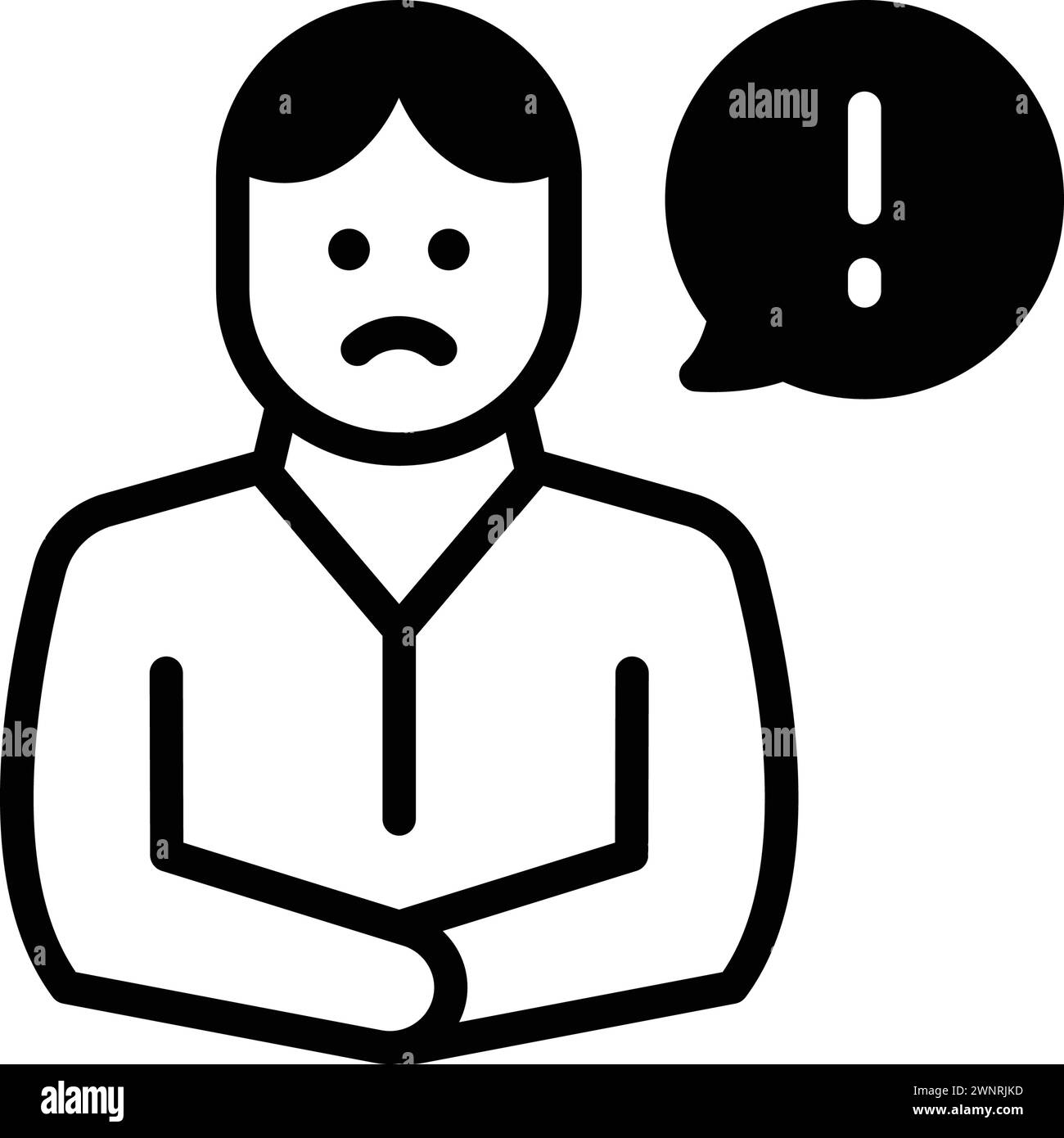 Icon for trouble,problems Stock Vector Image & Art - Alamy