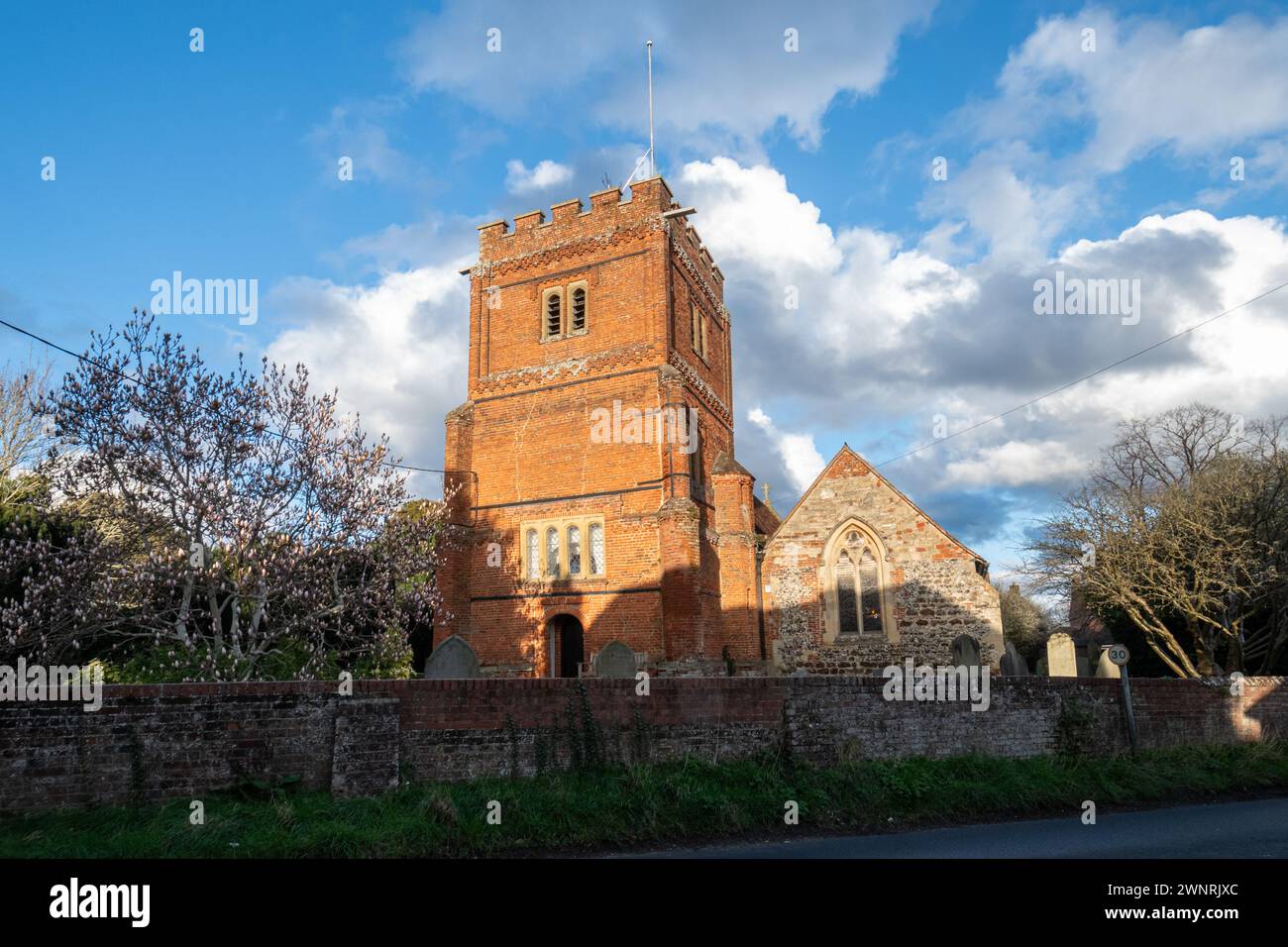 St Mary's Chuch, Shinfield, Berkshire, England, UK. View of the ...
