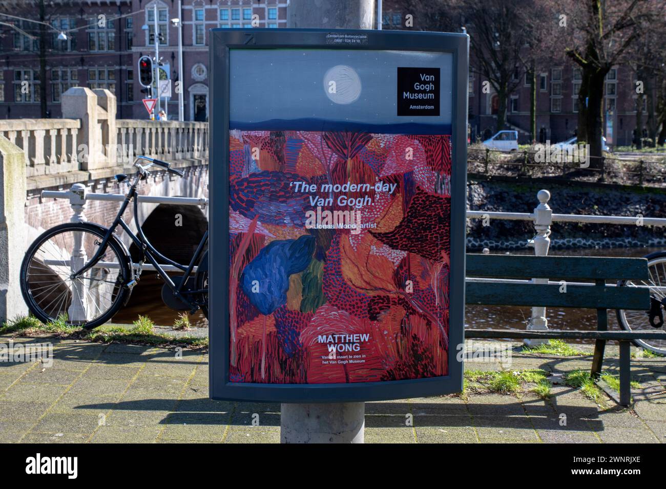 Billboard Van Gogh Museum Matthew Wong Exhibition At Amsterdam The ...