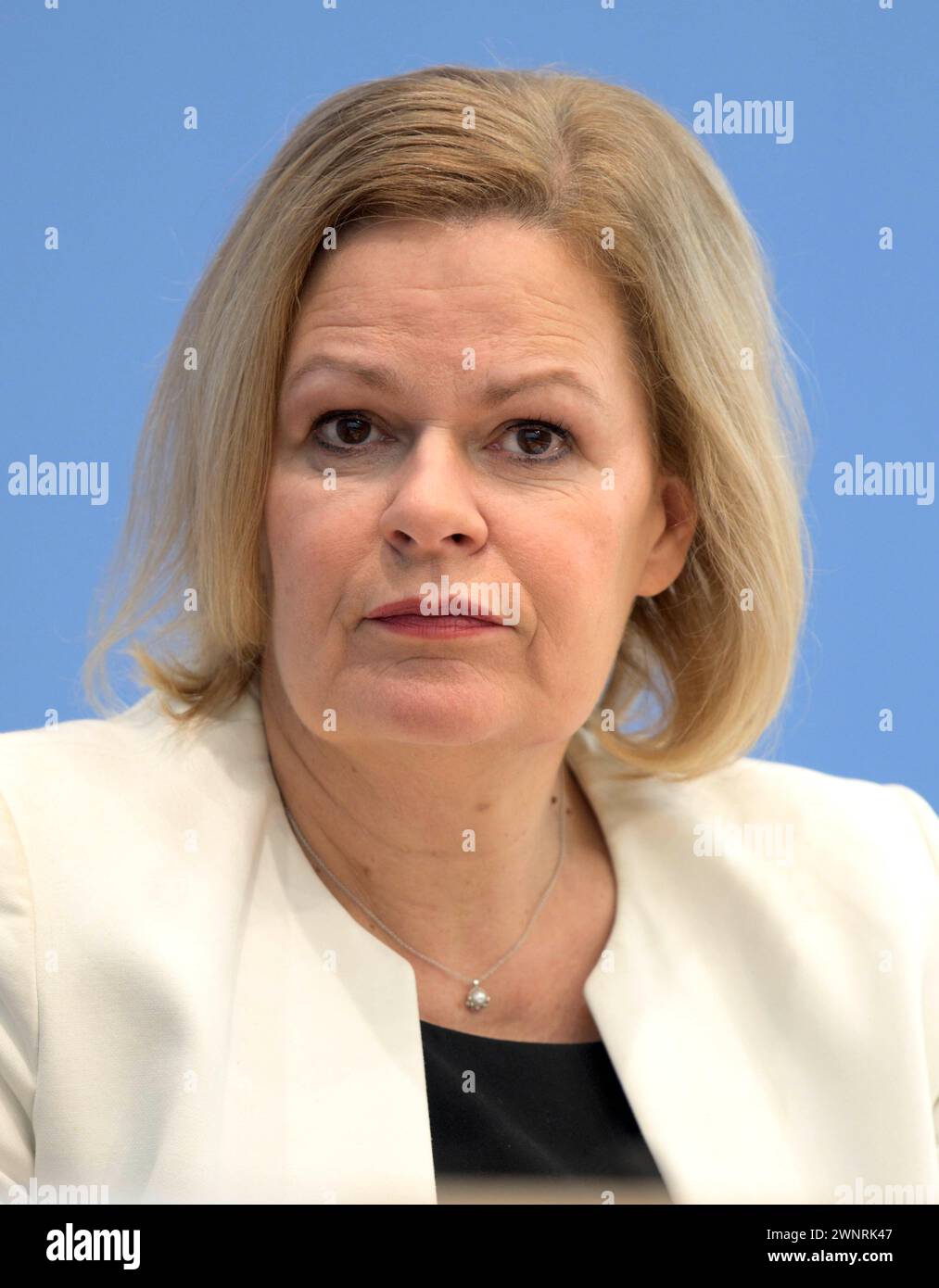 Bundesinnenministerin Nancy FAESER , SPD , 13.02.2024 Nancy FAESER ...