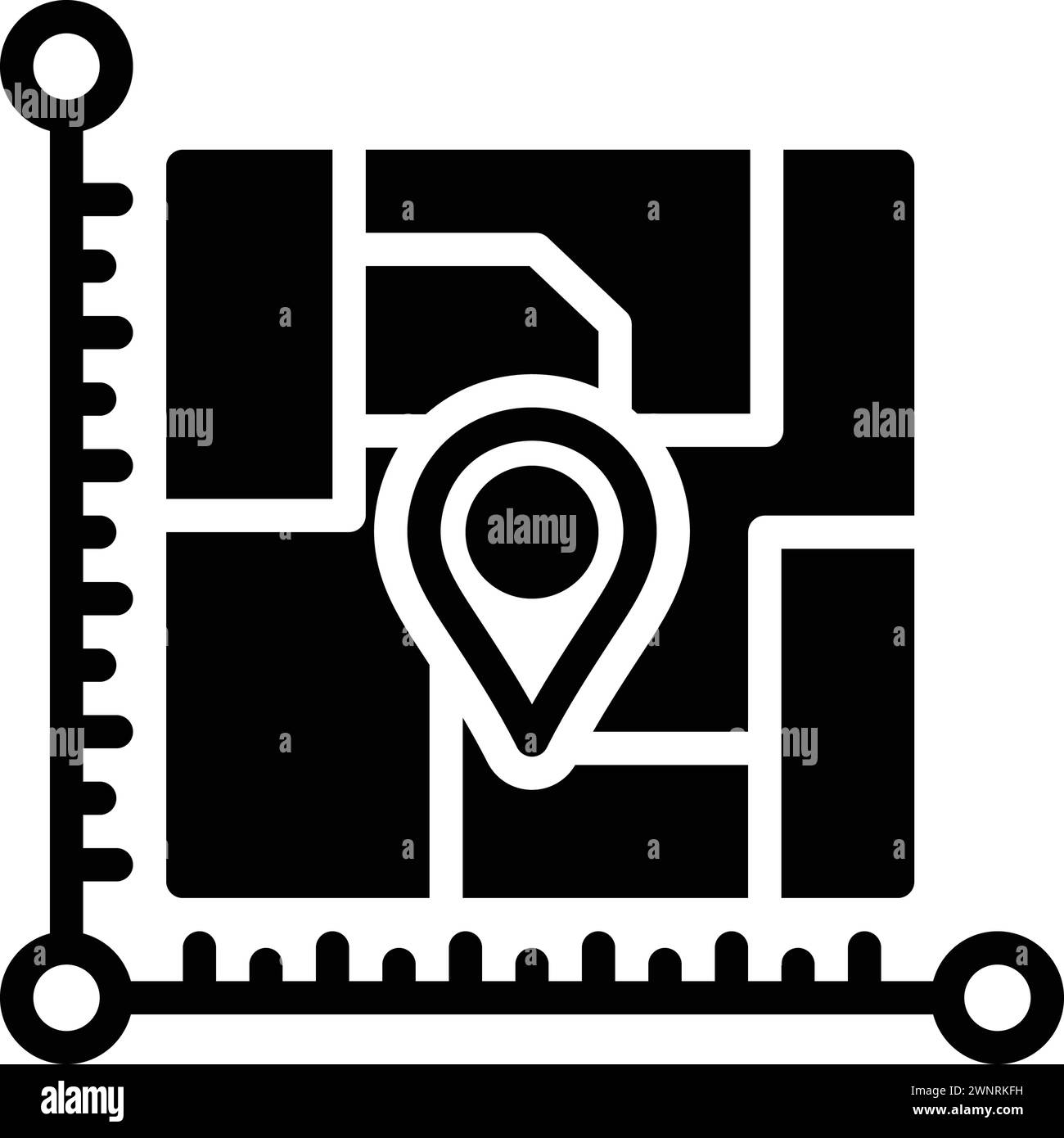 Measuring location Stock Vector Images - Alamy