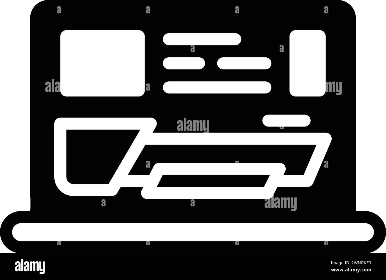 Icon for headlines, title Stock Vector Image & Art - Alamy