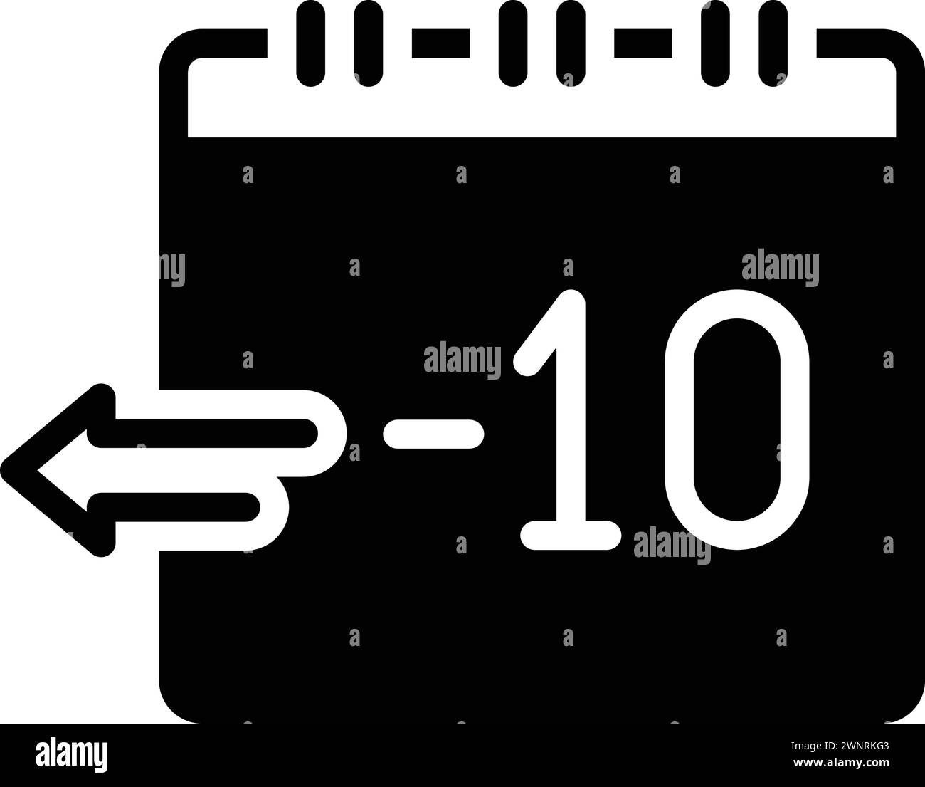 Icon for yesterday; calender Stock Vector Image & Art - Alamy