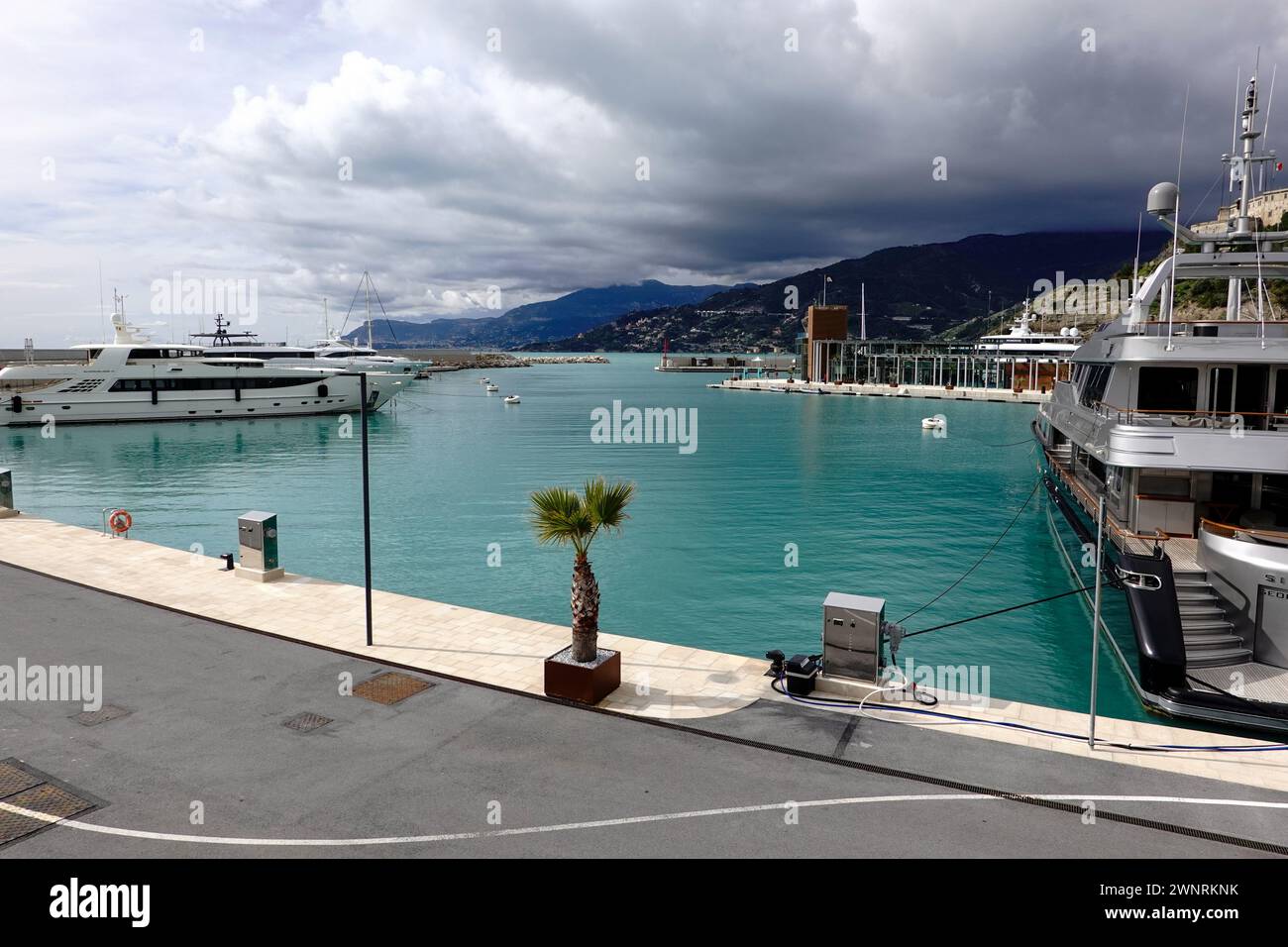 Marina of Cala del Forte, on the shores of the Mediterranean, and at ...