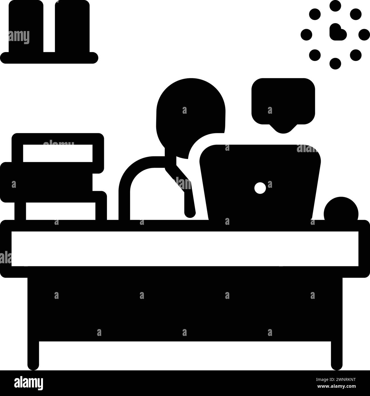 Icon for working,desk,office Stock Vector Image & Art - Alamy