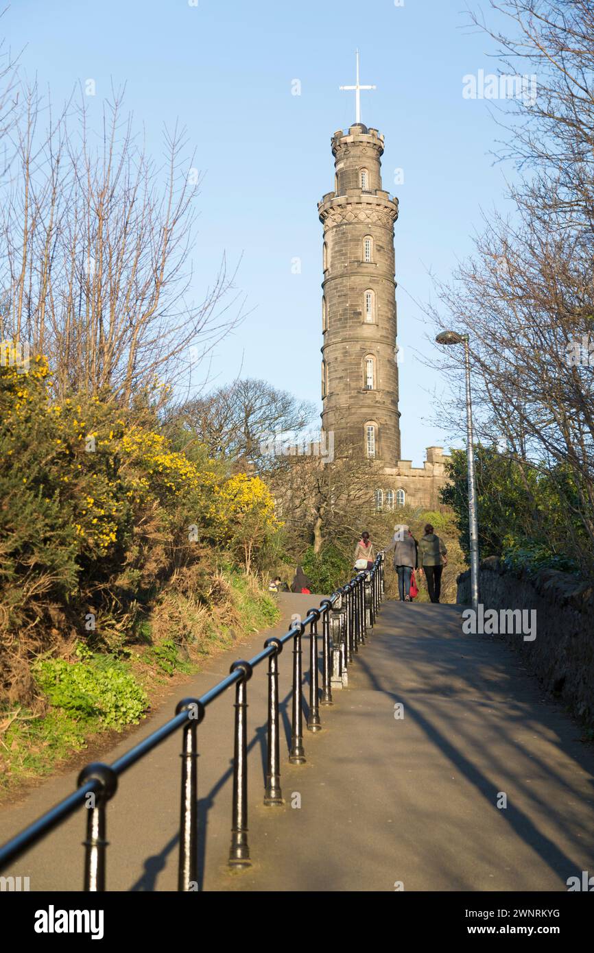 Nelson tower edinburgh hi-res stock photography and images - Alamy