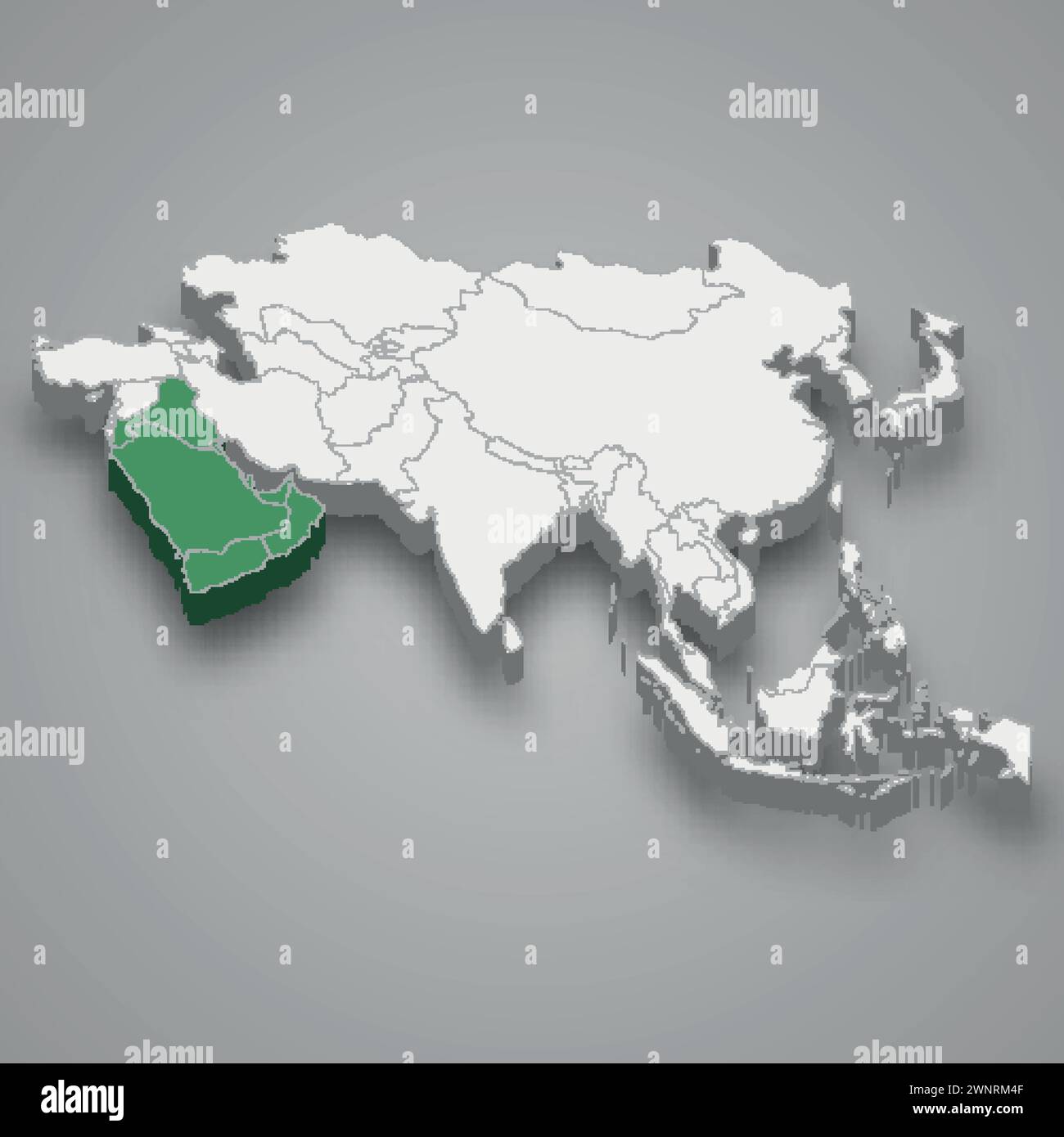 Peninsula arabian Stock Vector Images - Alamy